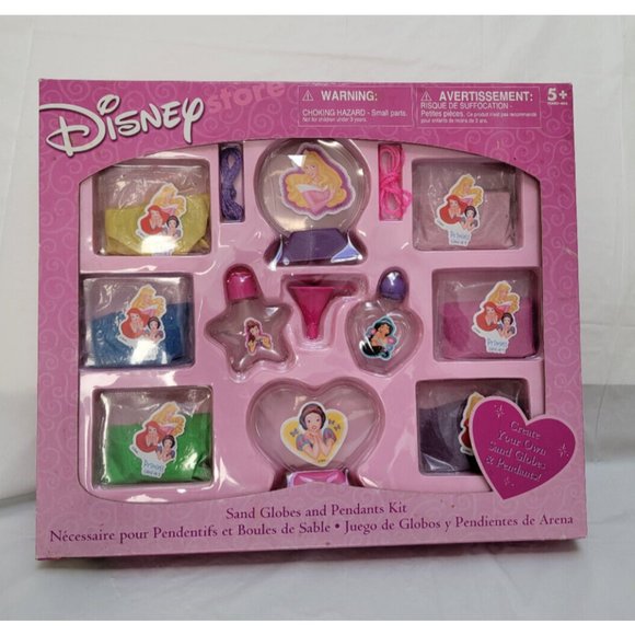 Disney | Toys | Disney Princess Sand Globes And Pendants Kit Create ...